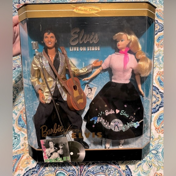 Barbie | Toys | Vintage Mattel Barbie Collectible Barbie Loves Elvis ...